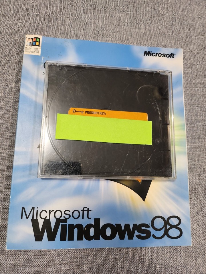Microsoft Windows 98 Upgrade with Product Key | eBay