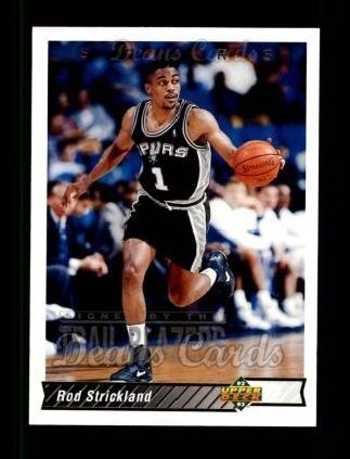1992 Upper Deck #74 Rod Strickland Spurs DePaul 8 - NM/MT | eBay