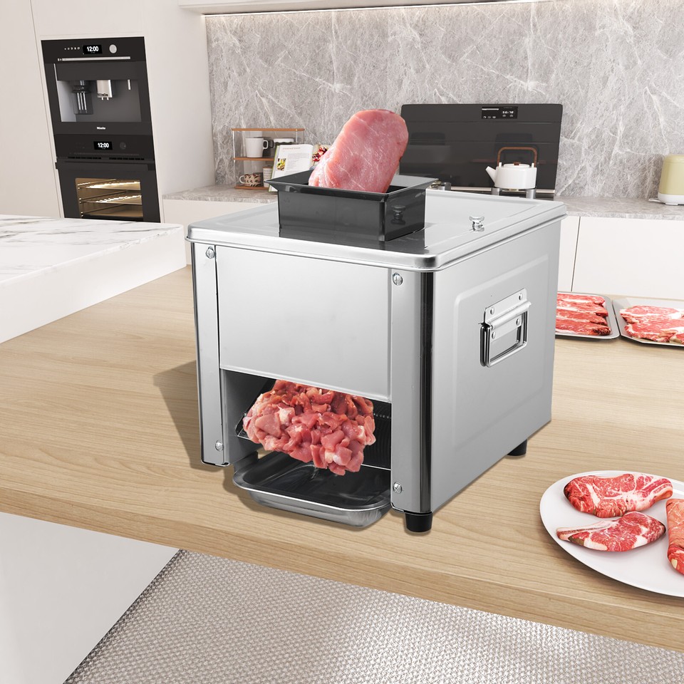 850W Meat Cutter Cutting Machine Stainless Steel for Family Commercial ...