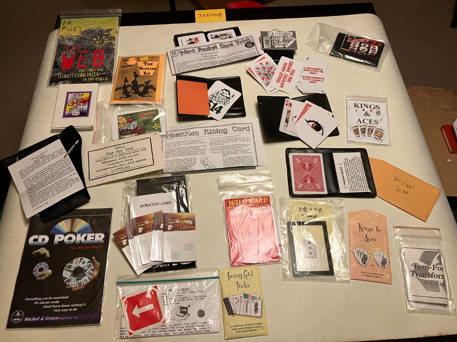 Magic Trick Lot – 25 Close Up Card Tricks (JHD008) | eBay