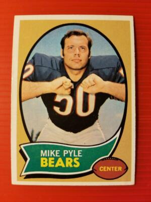 VINTAGE MIKE PYLE #37 CHICAGO BEARS - YALE BULLDOGS - 1970 TOPPS NFL | eBay