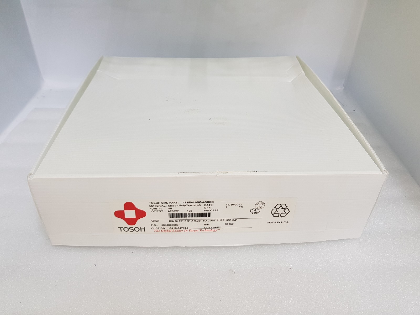 TOSOH SMD TARGET FOR Veeco IBD350 Silicon, PolyCrystal 99.99 | eBay