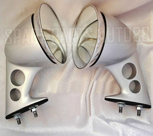 FITS DATSUN FAIRLADY S30 240Z 260Z 280Z ZX SILVER FENDER MIRROR JDM ...