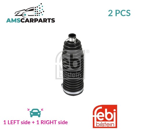 BELLOWS STEERING RACK BOOT PAIR SET FRONT 197476 FEBI BILSTEIN 2PCS NEW ...