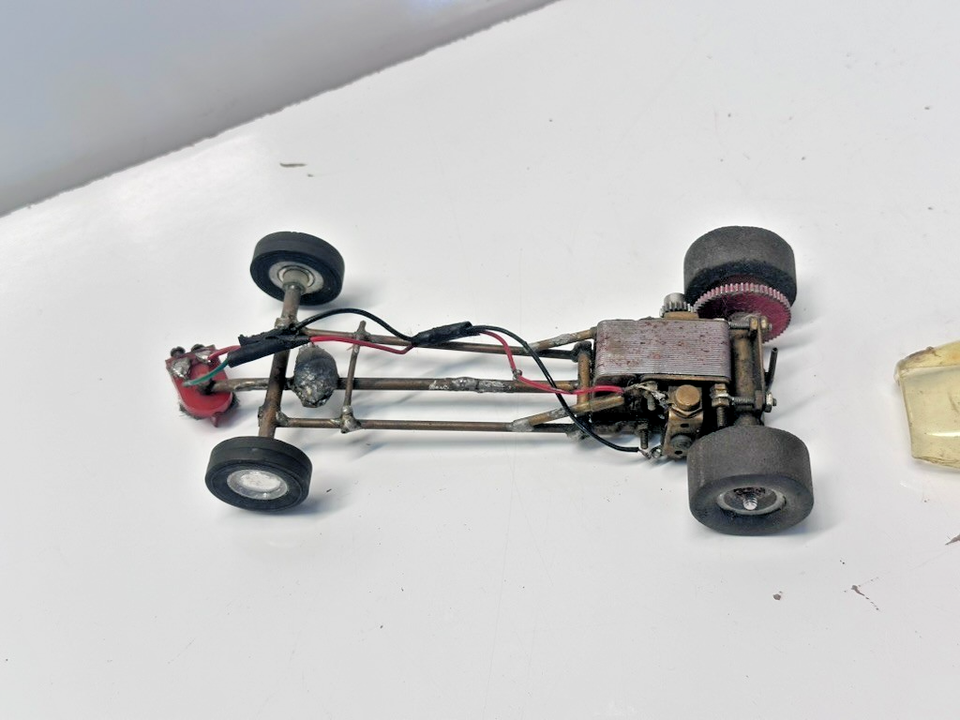 1960s Russkit Formula 1 Race Car w/ Hand Built Chassis Slot Car Working ...