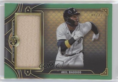 2022 Topps Triple Threads Single Jumbo Relics Emerald /27 Akil Baddoo # ...