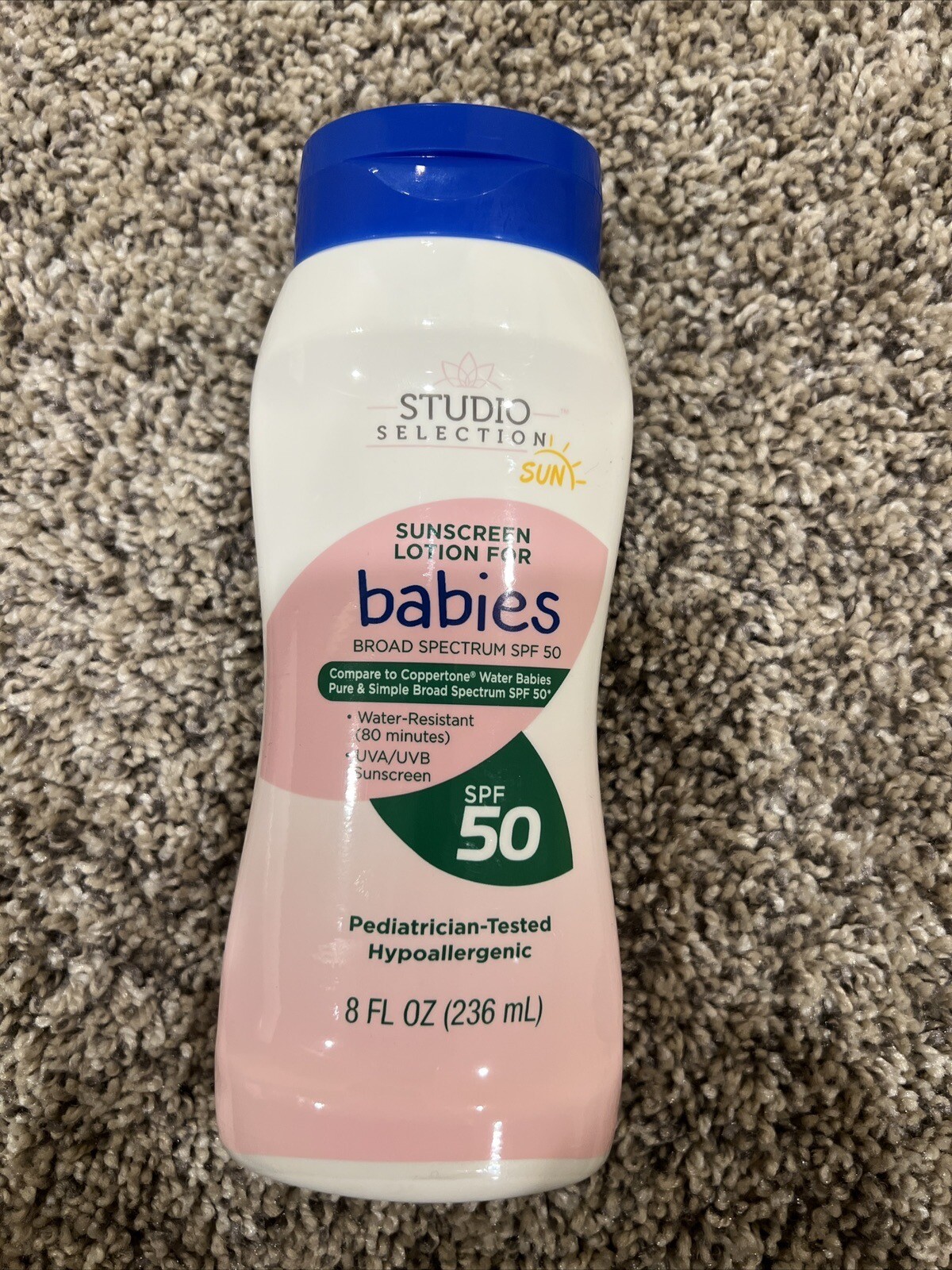 Studio Selection Sunscreen Lotion For Babies Spf 50 NEW 8 OZ. Exp 09/ ...