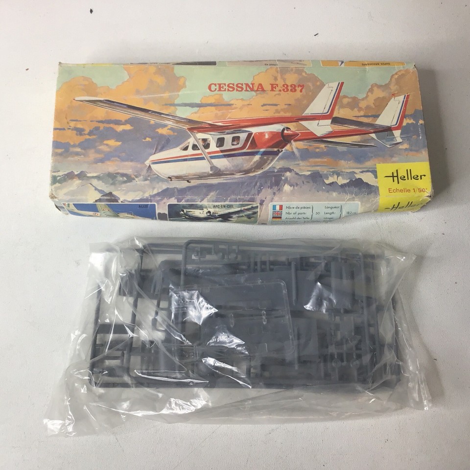 HELLER ECHELLE 1/50 CESSNA F337 Sealed Bag (No Instructions Or Decals ...