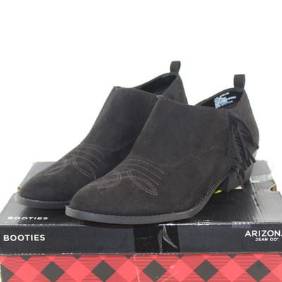 ARIZONA Bellow women zip up dress ankle boot shoe size 11 M black faux ...