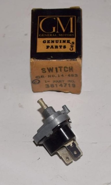1961 1962 Chevy Impala Power Convertible Top Switch NOS Original ...