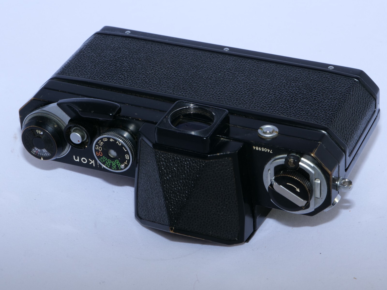 Vintage black Nikon F APOLLO 35mm SLR Film Camera. Eye Level Prism. | eBay