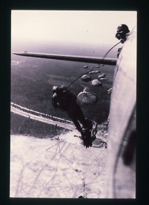 WW2 Era Fairchild C-119 Flying Boxcar Paratroopers 33mm Slide Trans 4 ...