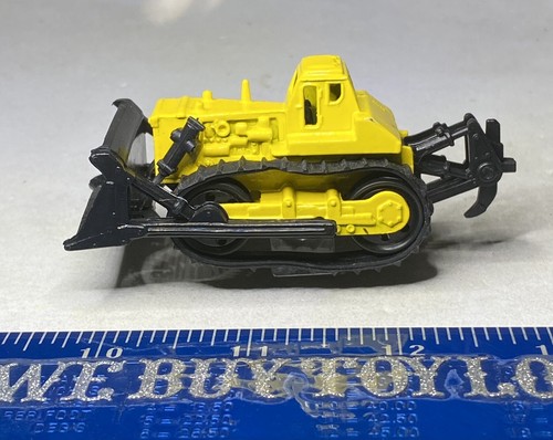 1984 Road Champs - Bulldozer Dozer Tractor D10 - Yellow DieCast Treads ...
