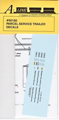 HO Scale A Line Product 50160 UPS United Parcel Service 28' Trailer ...