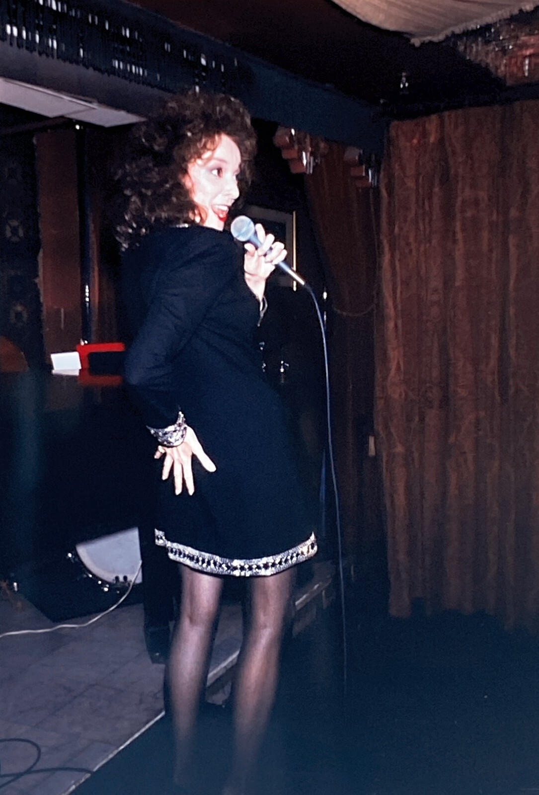 OA48-099 1990s Actress Dixie Carter Singing Orig Oscar Abolafia 35mm ...