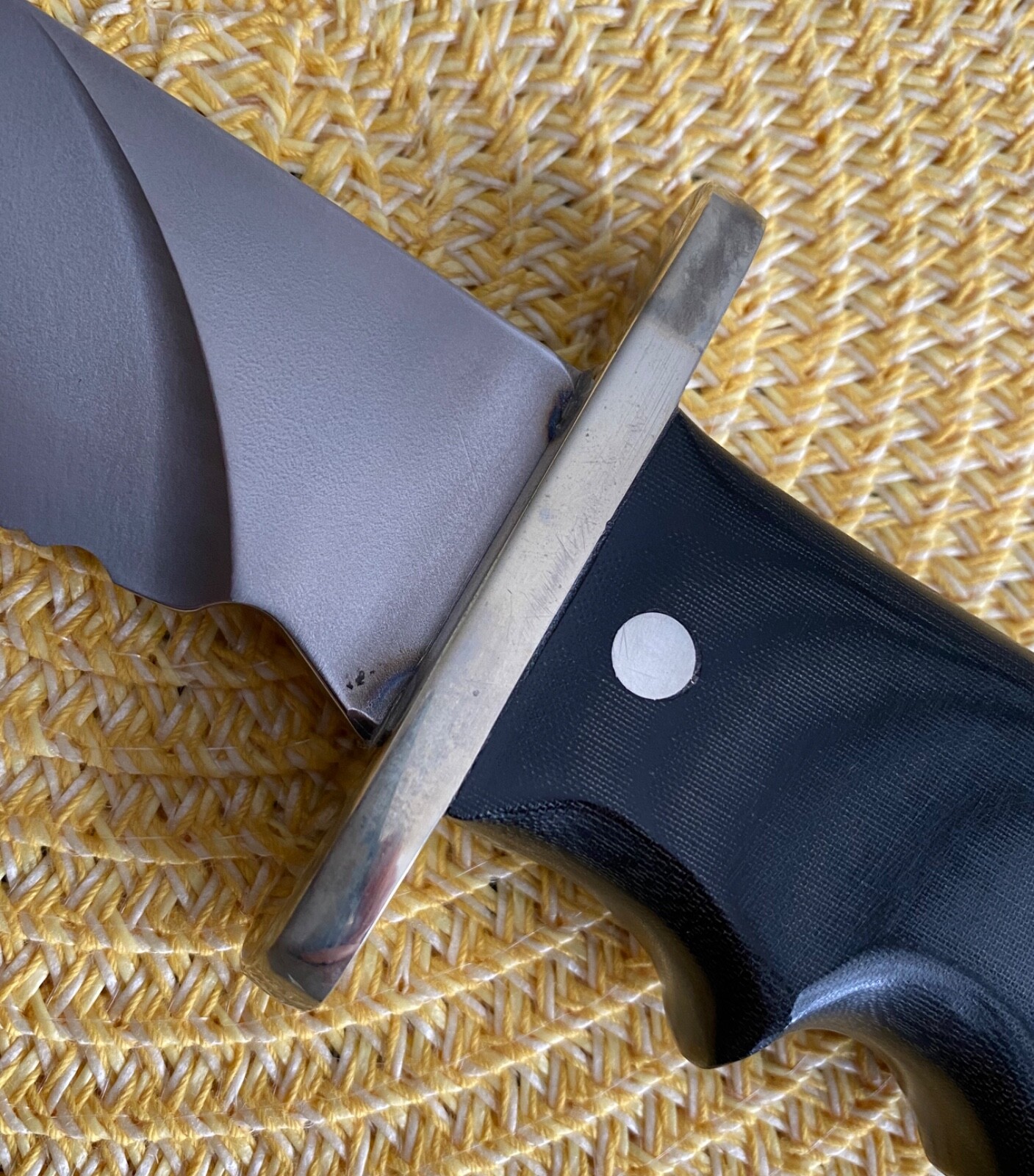 Mission MPK Titanium Knife Custom Made with black micarta handle | eBay