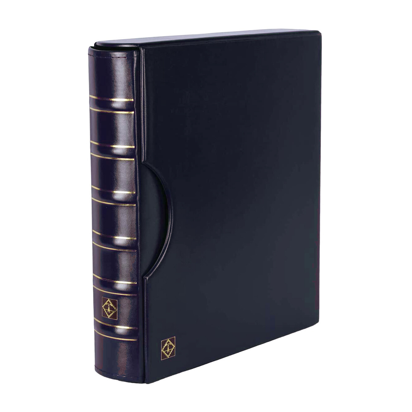 Lighthouse Blue Classic 3-Ring Binder with Slipcase Storage for Coins ...