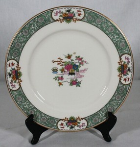 VINTAGE DISCONTINUED LENOX CHINA PEKING PATTERN DINNER PLATE 10.5" MINT ...