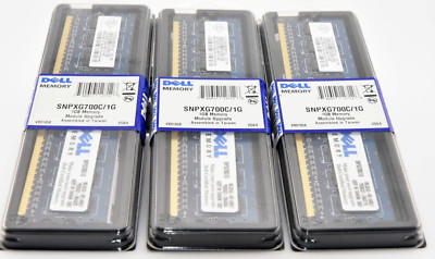 (3) SNPXG700C/1G Dell 1GB Memory Module Upgrade | eBay