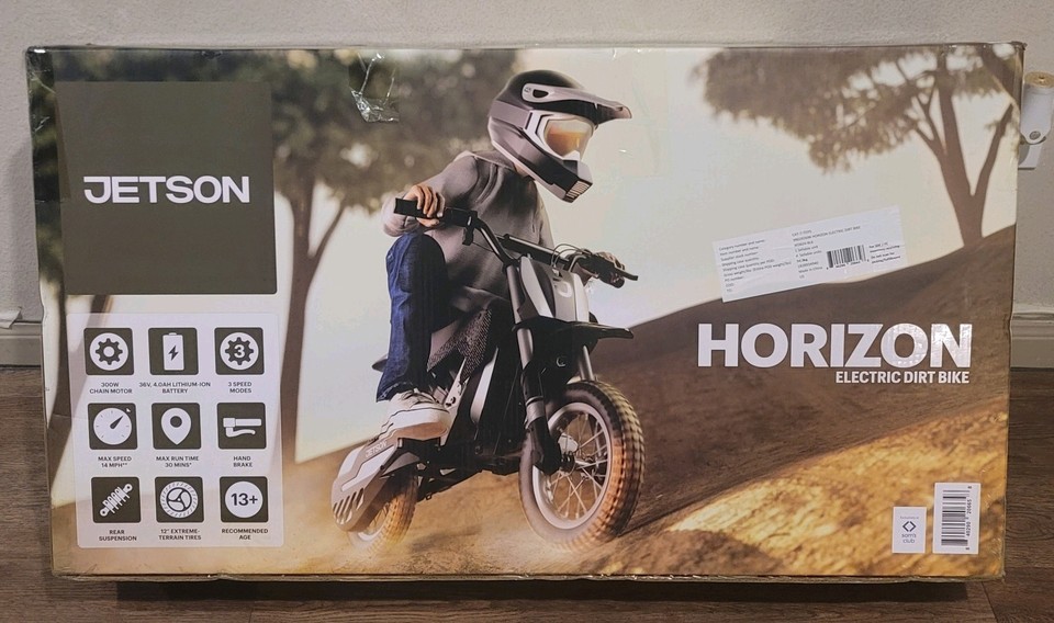 Jetson Horizon Kids Electric Dirt Bike 36V 4.0AH Lithium-Ion Battery ...