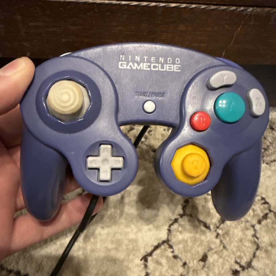 Nintendo GameCube Controller Indigo Purple DOL-003 OEM Official | eBay