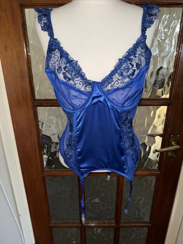 Shiny Satin & Lace All In One , Suspender Bodysuit, Size 18,20 3XL ...
