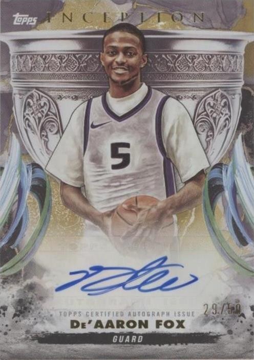 2024-25 Topps Inception - Grail Chasing Signatures De'Aaron Fox, De ...