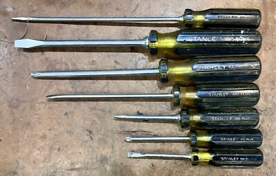 Stanley 100 Plus • 7 Piece Heavy duty screwdriver lot • USA | eBay