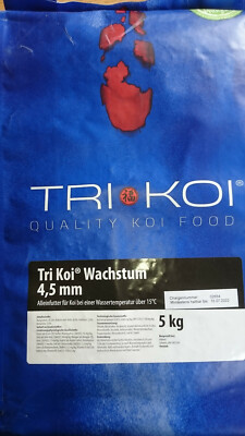 Tri Koï Croissance - Qualitäts-koifutter De Le Suisse - 4,5 MM - 5 KG ...