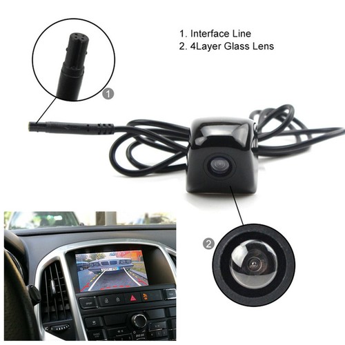Rear View Backup Camera Night Vision Car Reverse Dynamic Trajectory ...