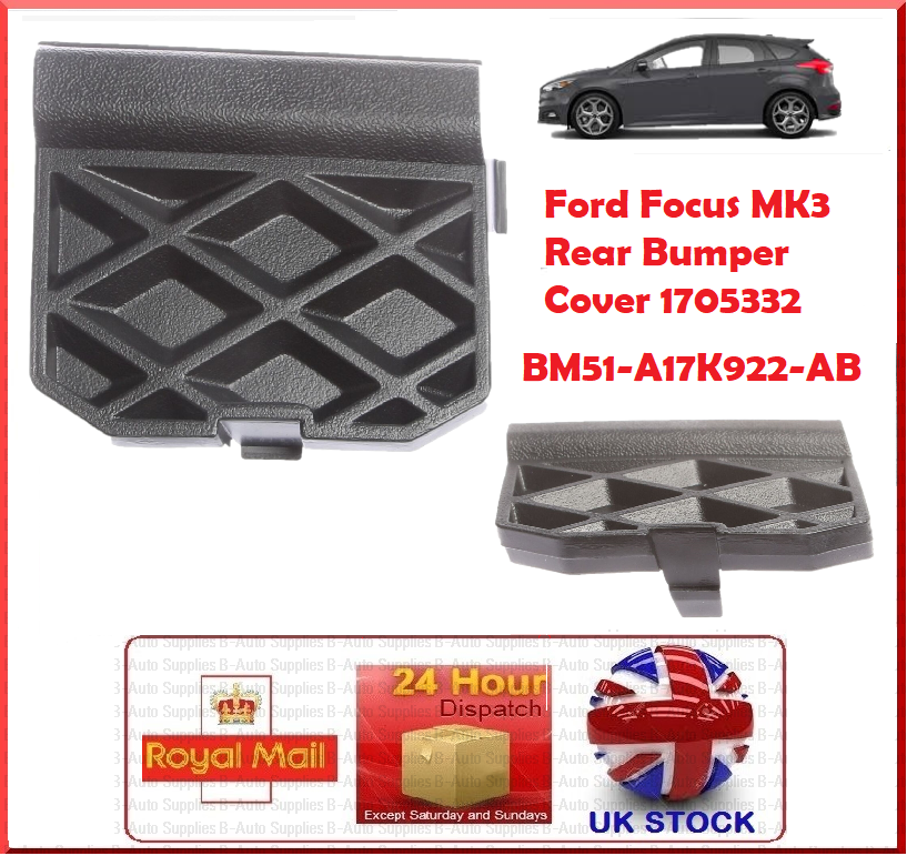 REAR BUMPER TOW-BAR, CAP FITS FORD FOCUS MK3 2012 HATCHBACK, 1705332 | eBay