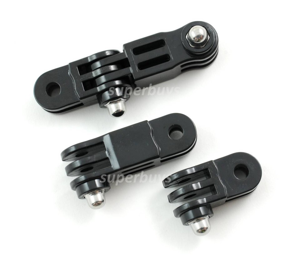 Long Short Three 3 Way Pivot Arm Bracket Mount Adapter GoPro HD Hero 1 ...