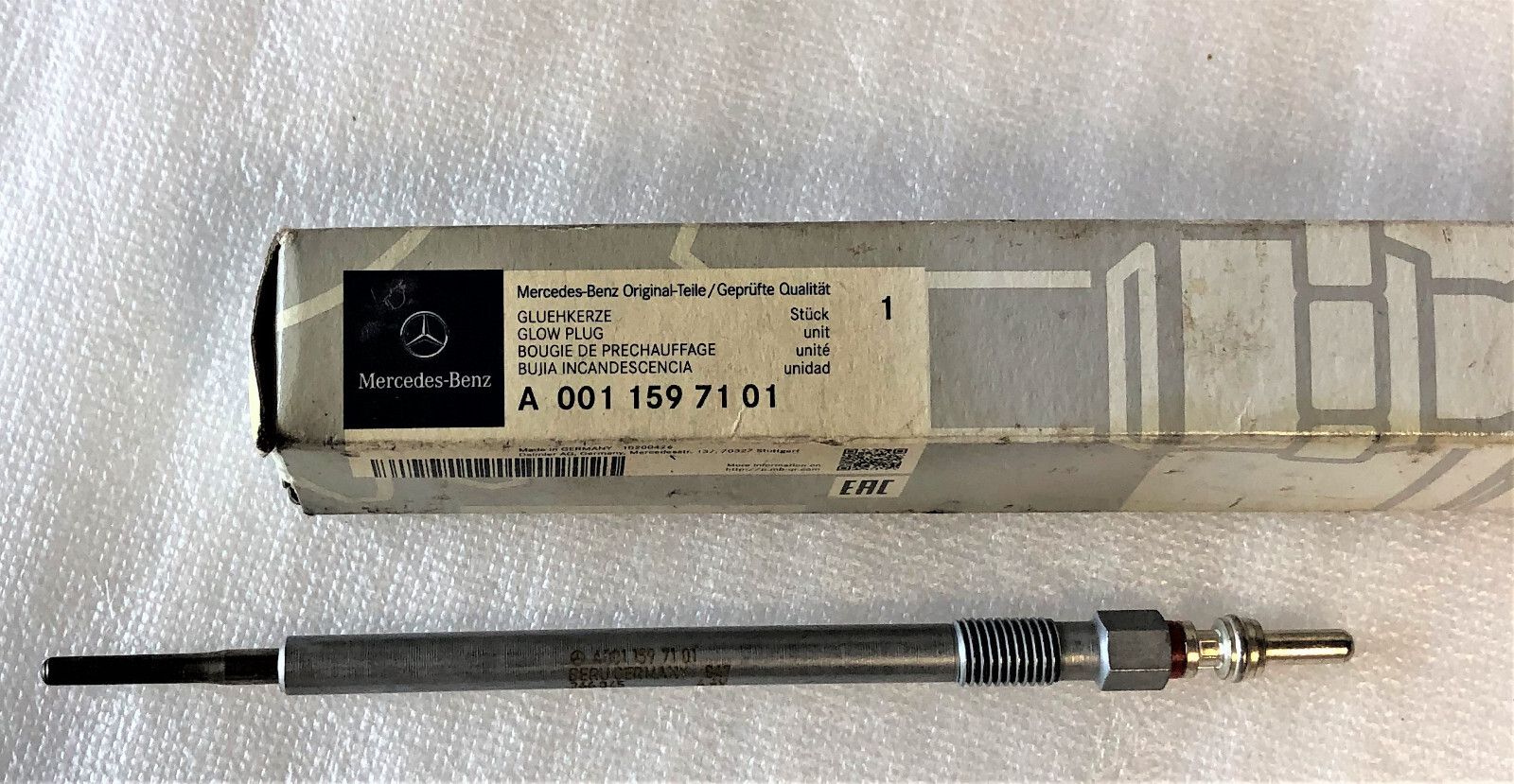 Mercedes A0011597101 - Alternative glow plugs