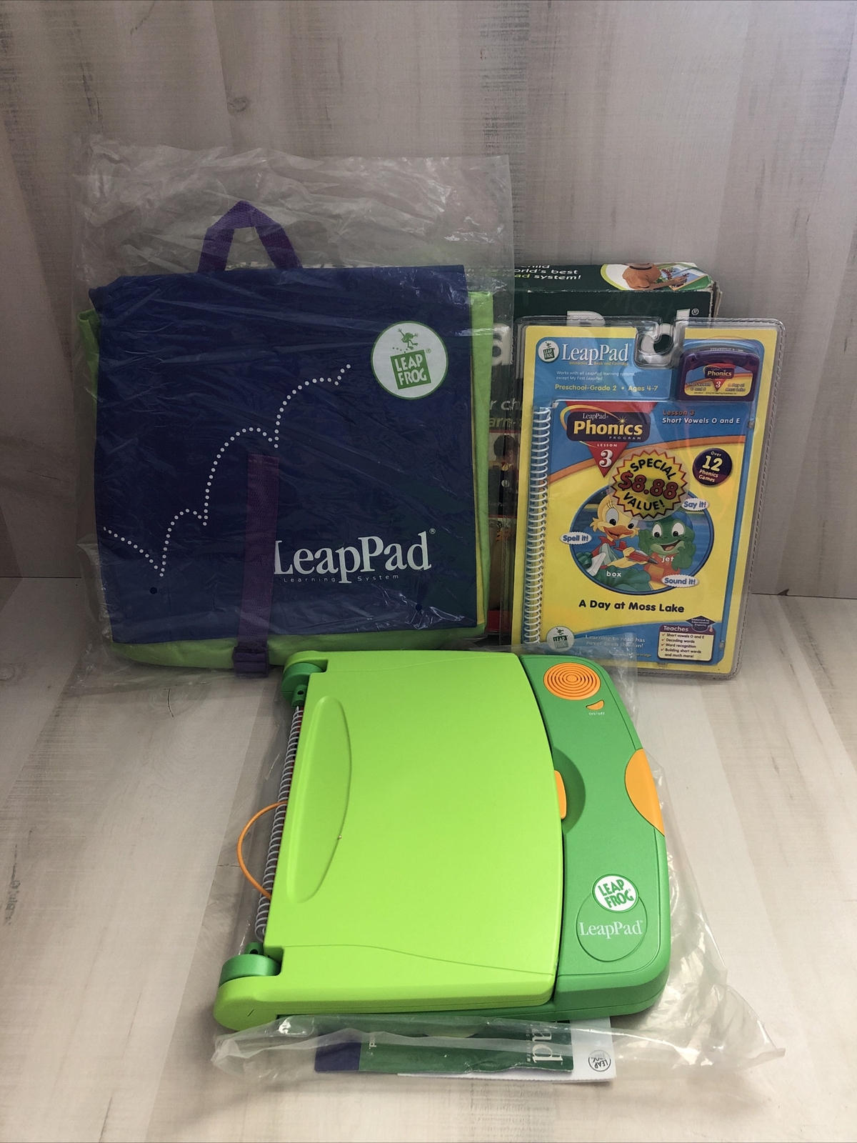 Leap Frog LeapPad Learning System 2005 Bonus Backpack for sale online ...