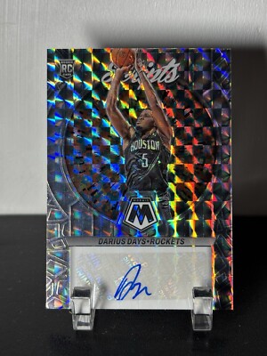 Darius Days 2022-23 Panini Mosaic Rookie Scripts Auto RC Prizm #RS-DAY ...