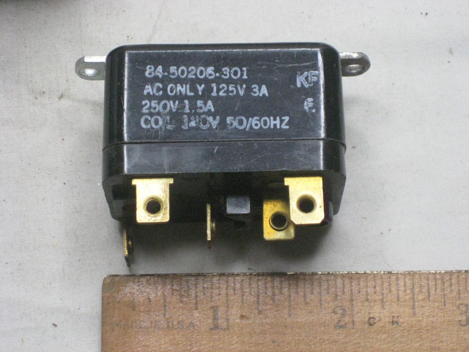 1 vintage RBM 84-50206-301 Relay Coil AC Only 125V 3A 250 1.5A 120V 50 ...
