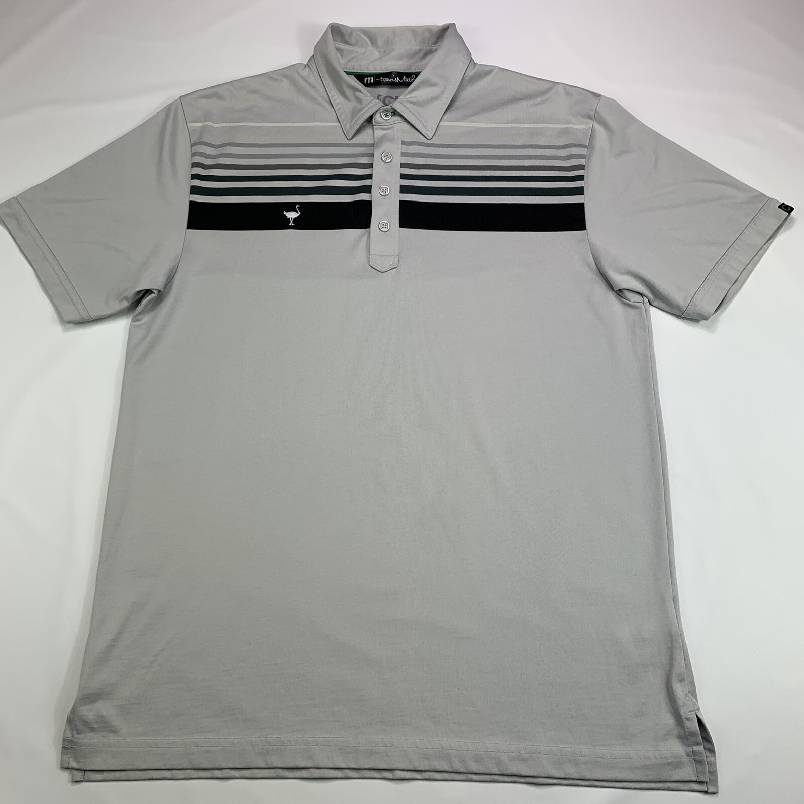 Travis Mathew X The Chive Shirt Mens Large Polo Golf Ostrich Logo ...
