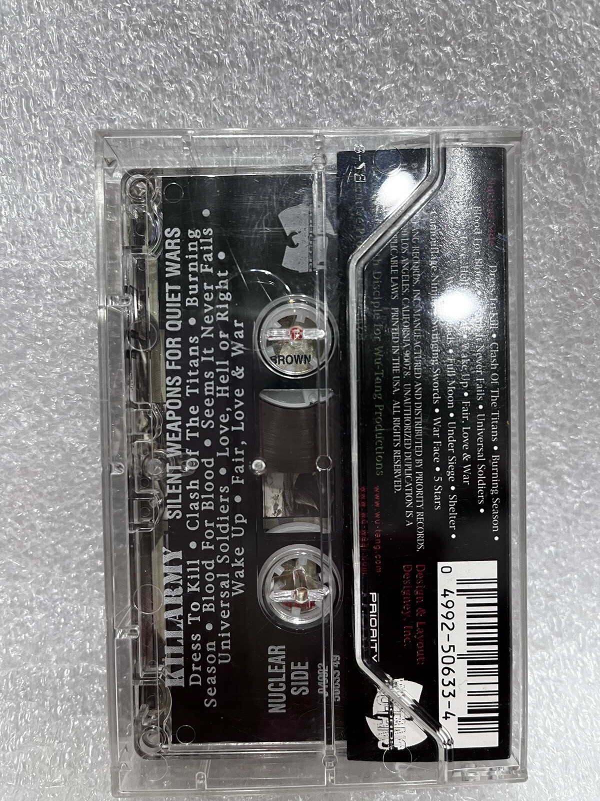 Silent Weapons for Quiet Wars by Killarmy (Cassette, Aug-1997, Priority ...