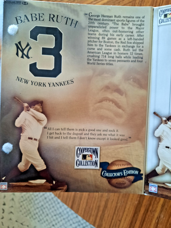 2006 McFarlane Toys Babe Ruth Cooperstown Collection Collector’s ...