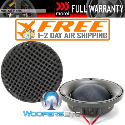 MOREL CDM-600 SILK SOFT DOME 3.5" MIDRANGE SPEAKERS NEW PAIR FREE 1-2 ...