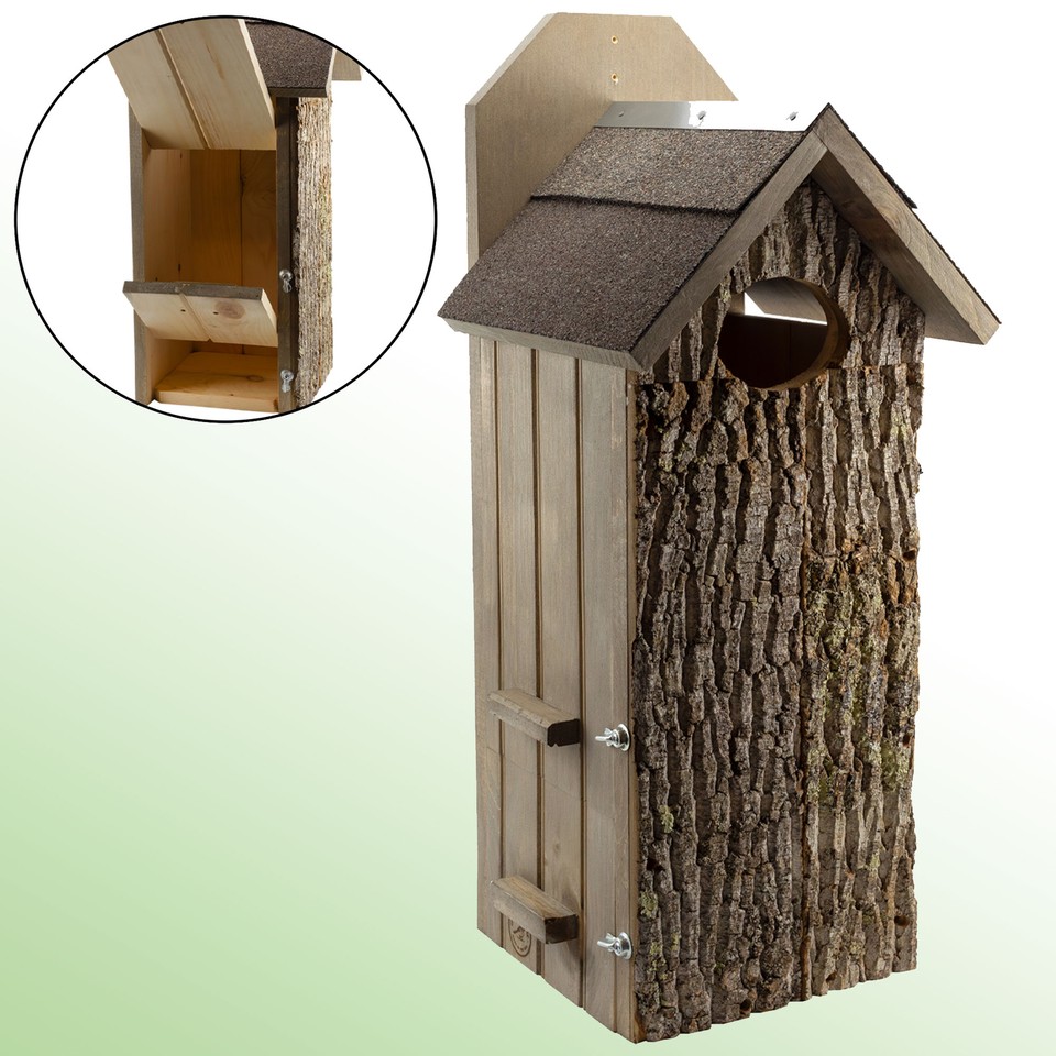 Premium Pine Wood Duck House; Rustic Handmade Duck Nesting Box | eBay