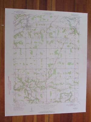 Andrews Indiana 1951 Original Vintage USGS Topo Map | eBay