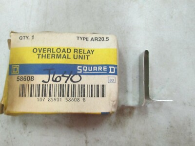 Square D Overload Relay Thermal Unit #AR20.5 (NIB) | eBay