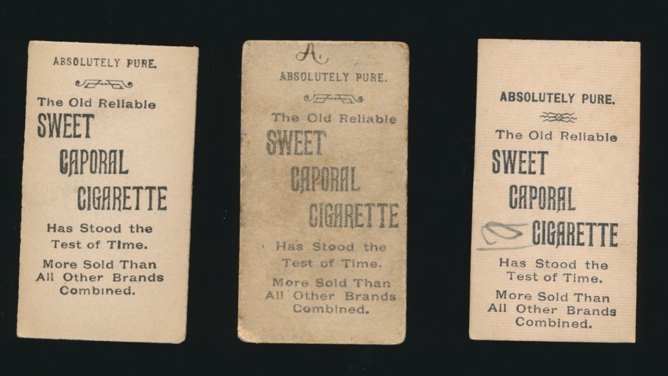 1890 N245 Kinney Sweet Caporal ACTRESSES -(3) MABEL AMBER, EMMA ABBOTT ...