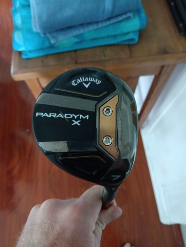 Callaway Paradym X 21* 7-wood w/ New ProLaunch RED 60g Stiff & New Grip - EUC! | eBay