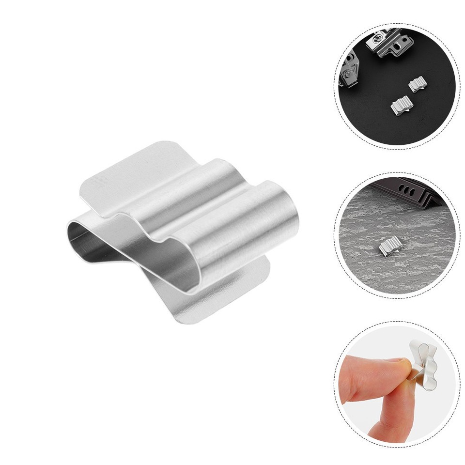 20pcs Stainless Steel Cable Clips For Wiring Double-Wire Clamps For ...