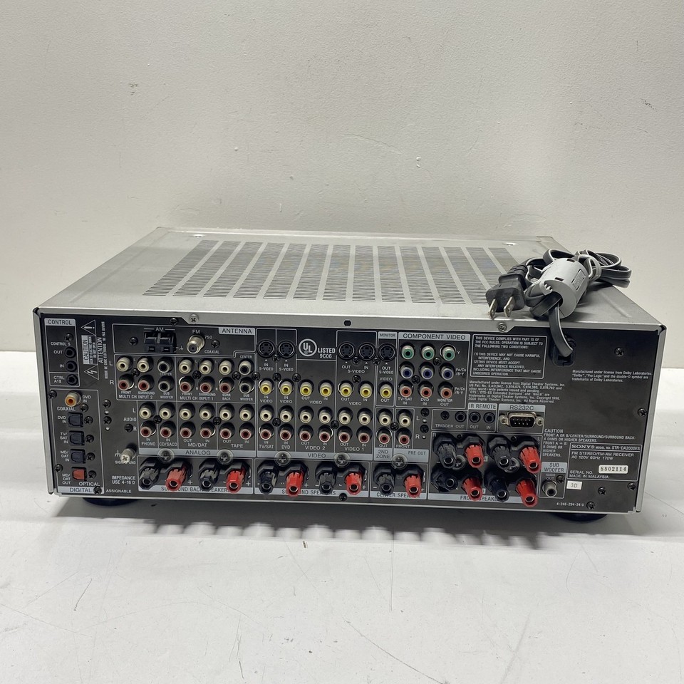 Sony Amplifier STR-DA2000ES | eBay