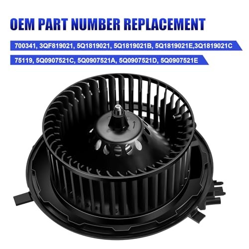 Front AC Heater Blower Motor for 2015-2021 VW Golf GTI Jetta Tiguan ...