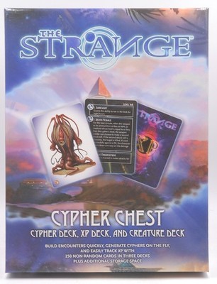 The Strange RPG Cypher Chest; Deck, XP, Creature Monte Cook Monte Cook ...