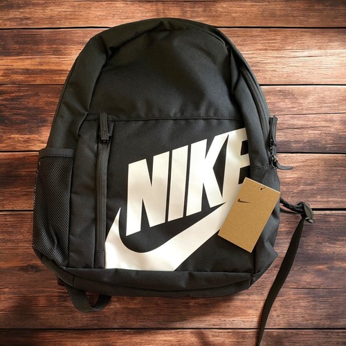 NEW NIKE ELEMENTAL KIDS BACKPACK (20L) BLACK SCHOOL SPORT BOOK BAG ...